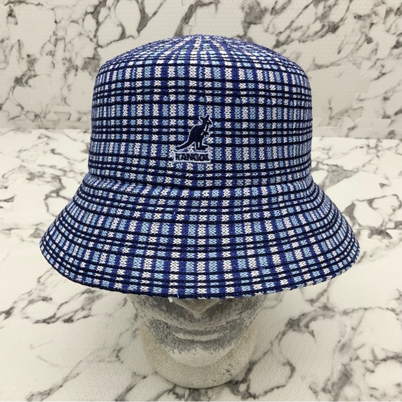 Kangol | Accessories | Kangol Prep Plaid Navy White Lt Blue Lahinch ...